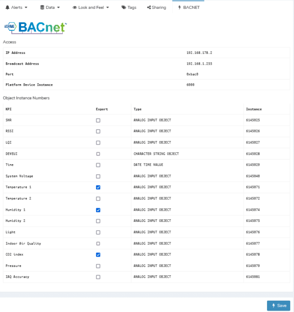 Exposing Data via BACnet IP - IQnexus